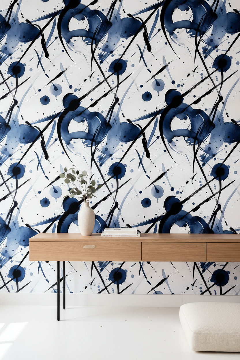 Lark Manor™ Background Wallpaper Abstract Dynamic Wall Mural | Wayfair