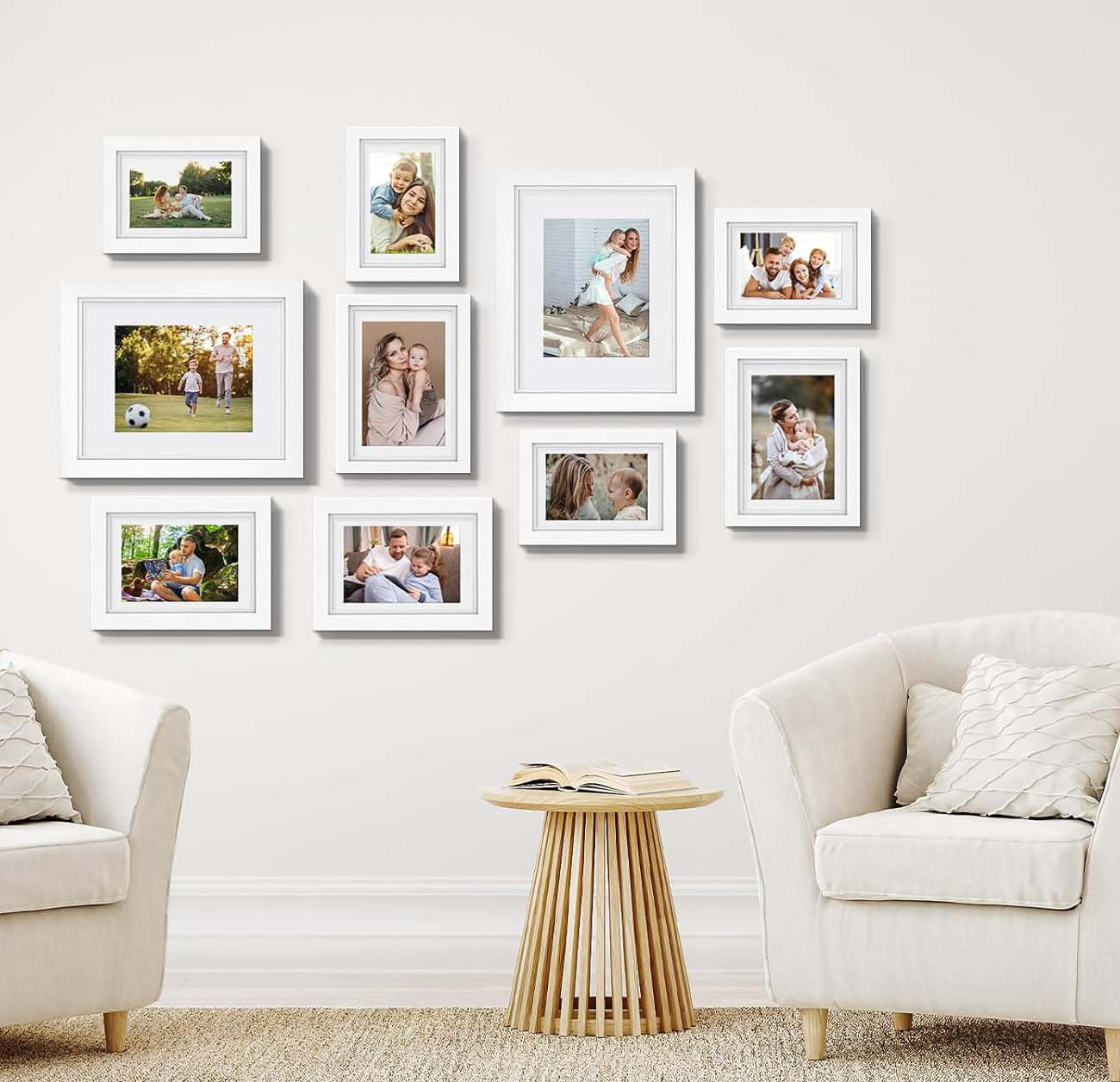 Hokku Designs Picture Frames Set of 10, Bulk MDF Frames | Wayfair