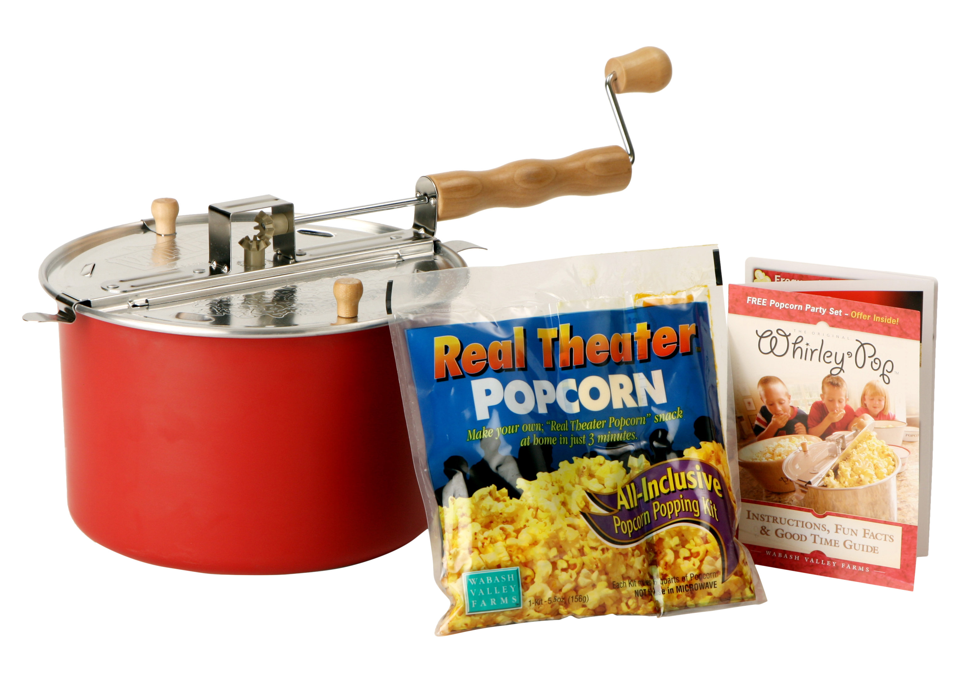 Wabash Valley Farms Whirley Pop Stovetop Popcorn Popper & Reviews | Wayfair