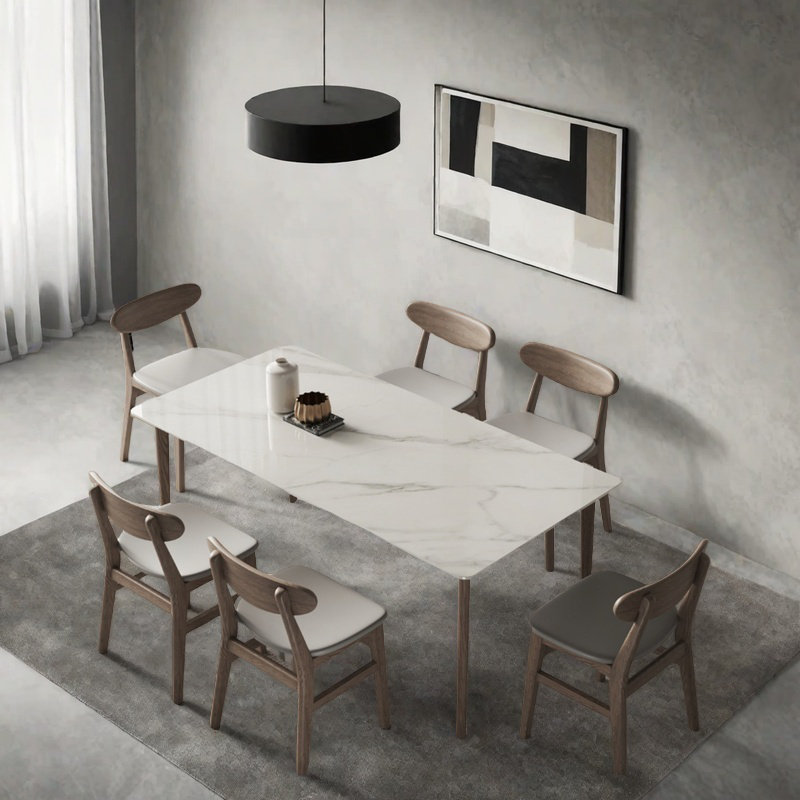ACMISH Modern Simple Rock Plate Dining Table Sets. - Wayfair Canada