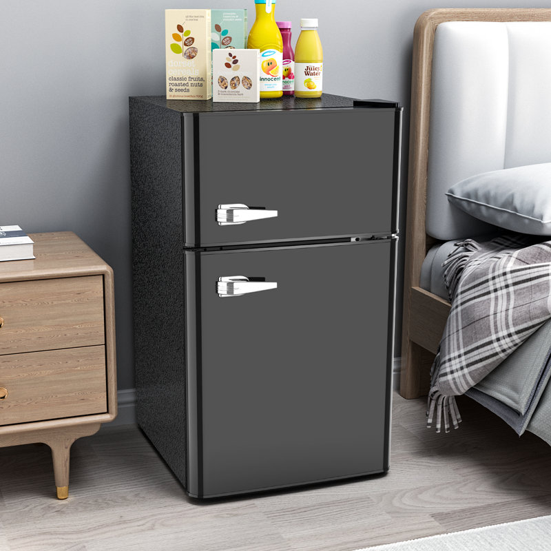 R.W.FLAME 3.2 Cubic Feet Mini Fridge with Freezer & Reviews - Wayfair ...