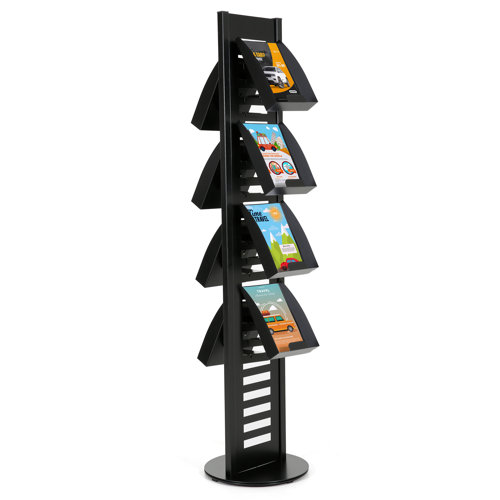 MT Displays 67.36'' H Rotating Brochure And Pamphlet Rack | Wayfair