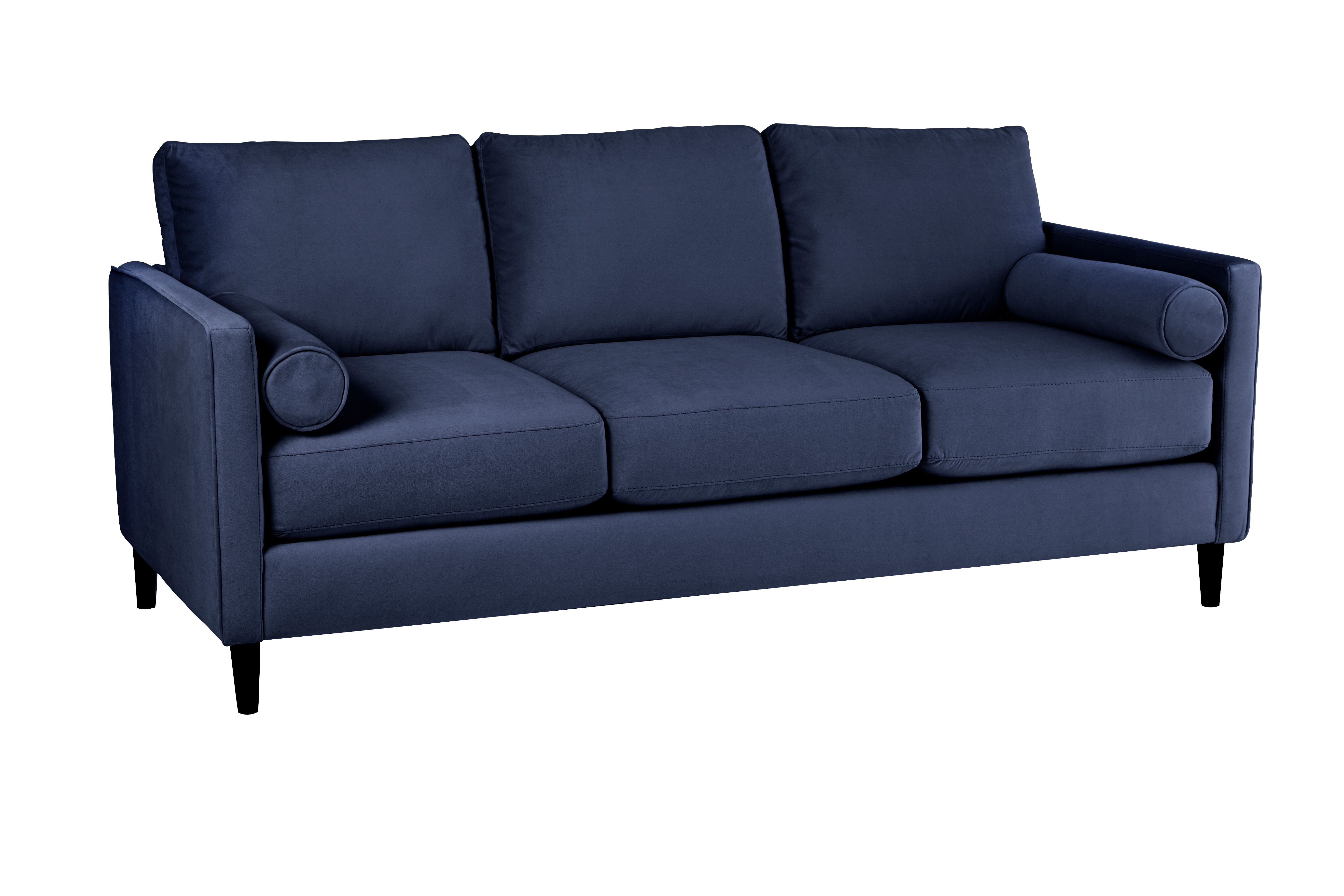 Latitude Run® Bevens Indigo Sofa | Wayfair