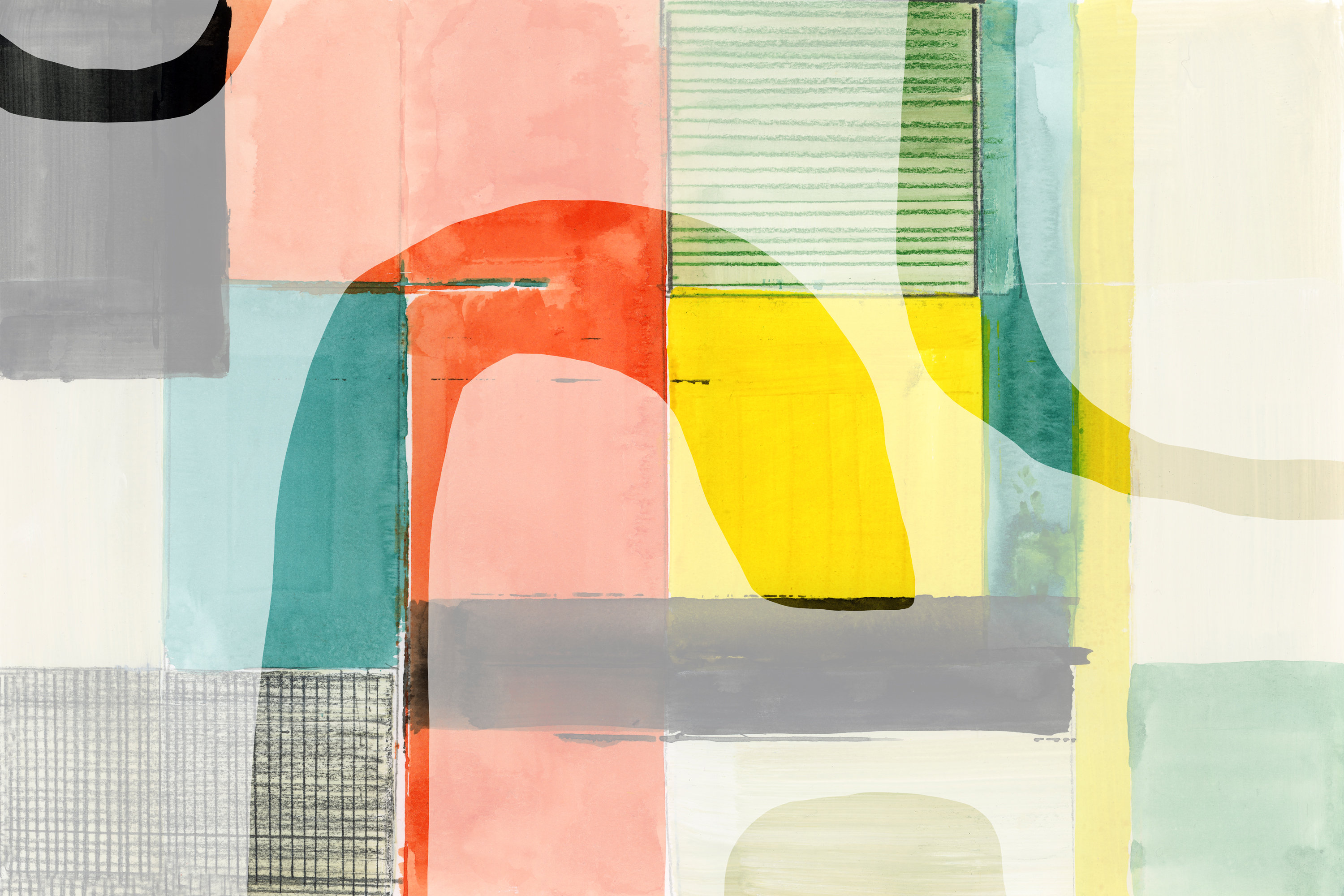 Wrought Studio™ Rainbow Roundabout II Print | Wayfair