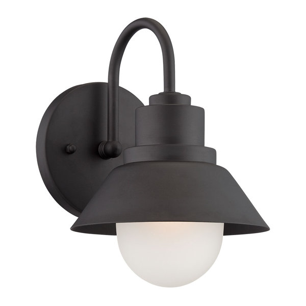 Ivy Bronx Boler 1 - Bulb 9" H Outdoor Barn Light & Reviews | Wayfair