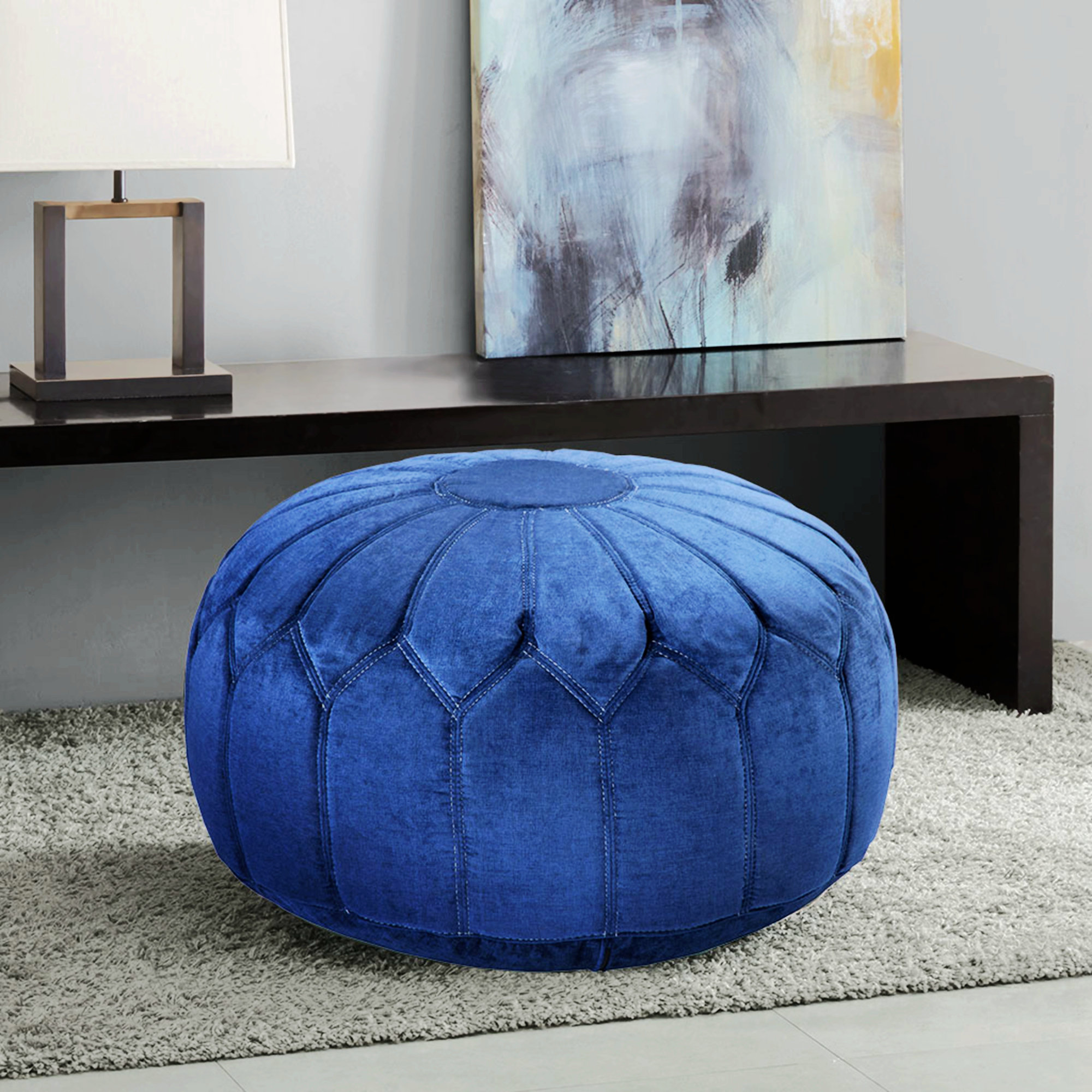 Red Barrel Studio® Alean Upholstered Ottoman | Wayfair