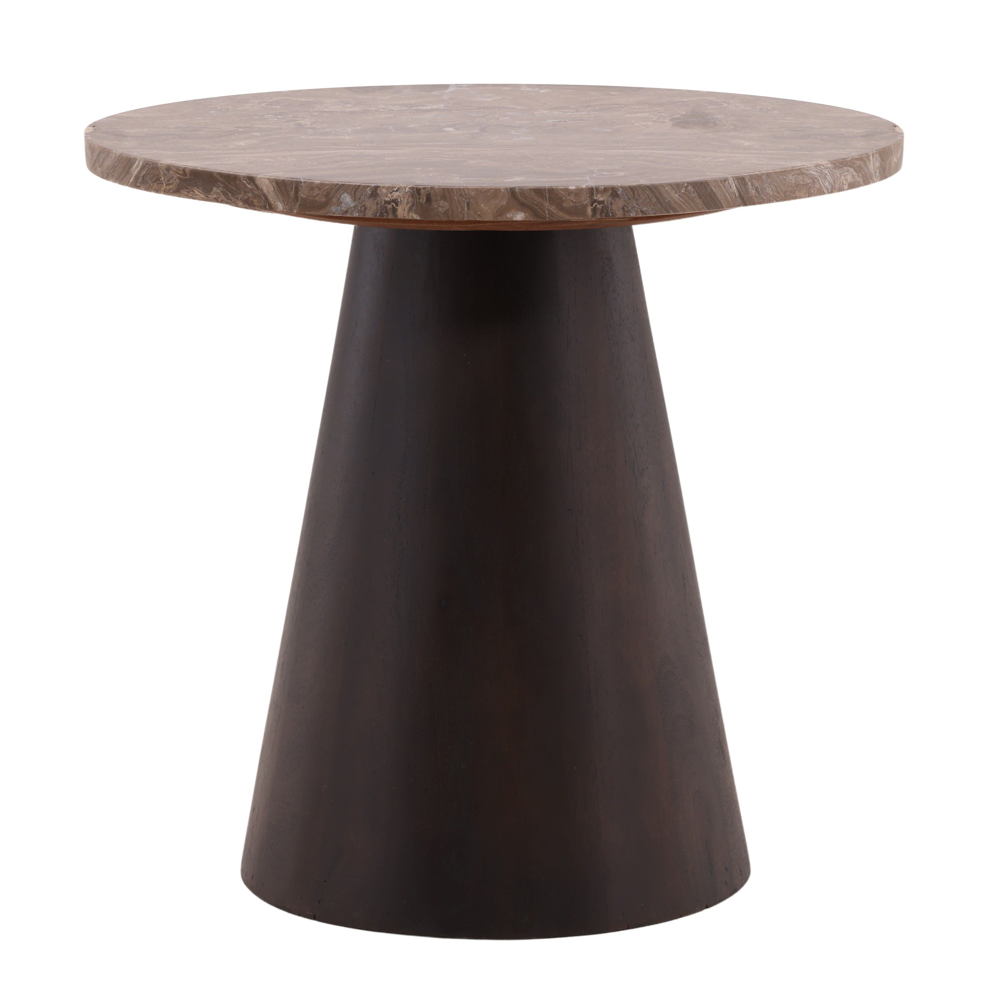 Hokku Designs Etta Marble Top End Table | Wayfair
