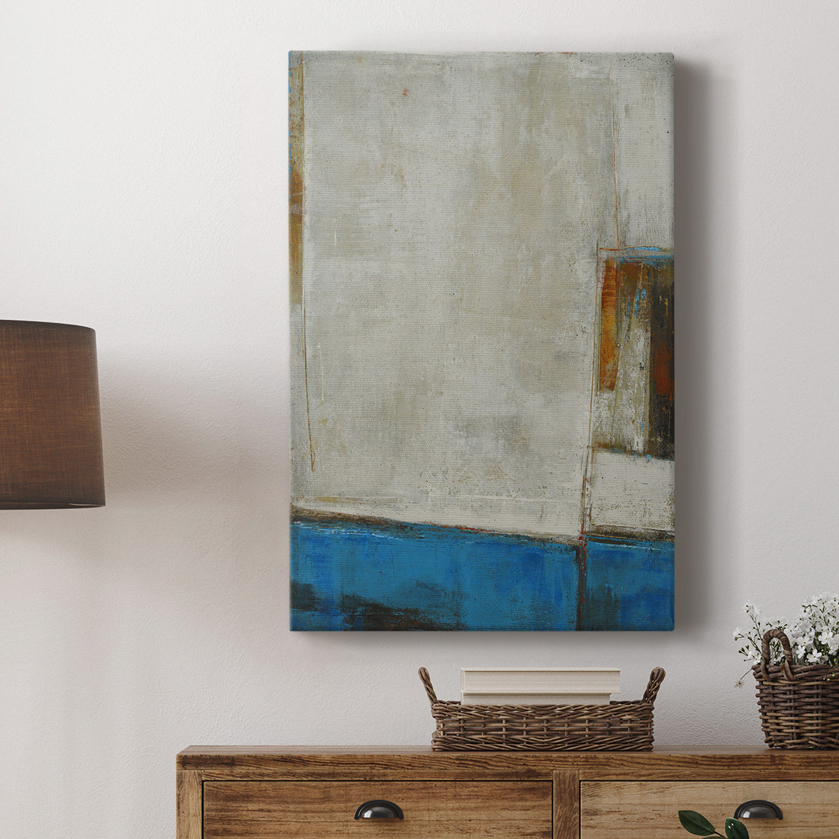 Ivy Bronx A Warped Window Premium Gallery Wrapped Canvas - Ready To ...