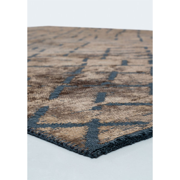 Lofy Crystal Cotton Geometric Rug | Wayfair