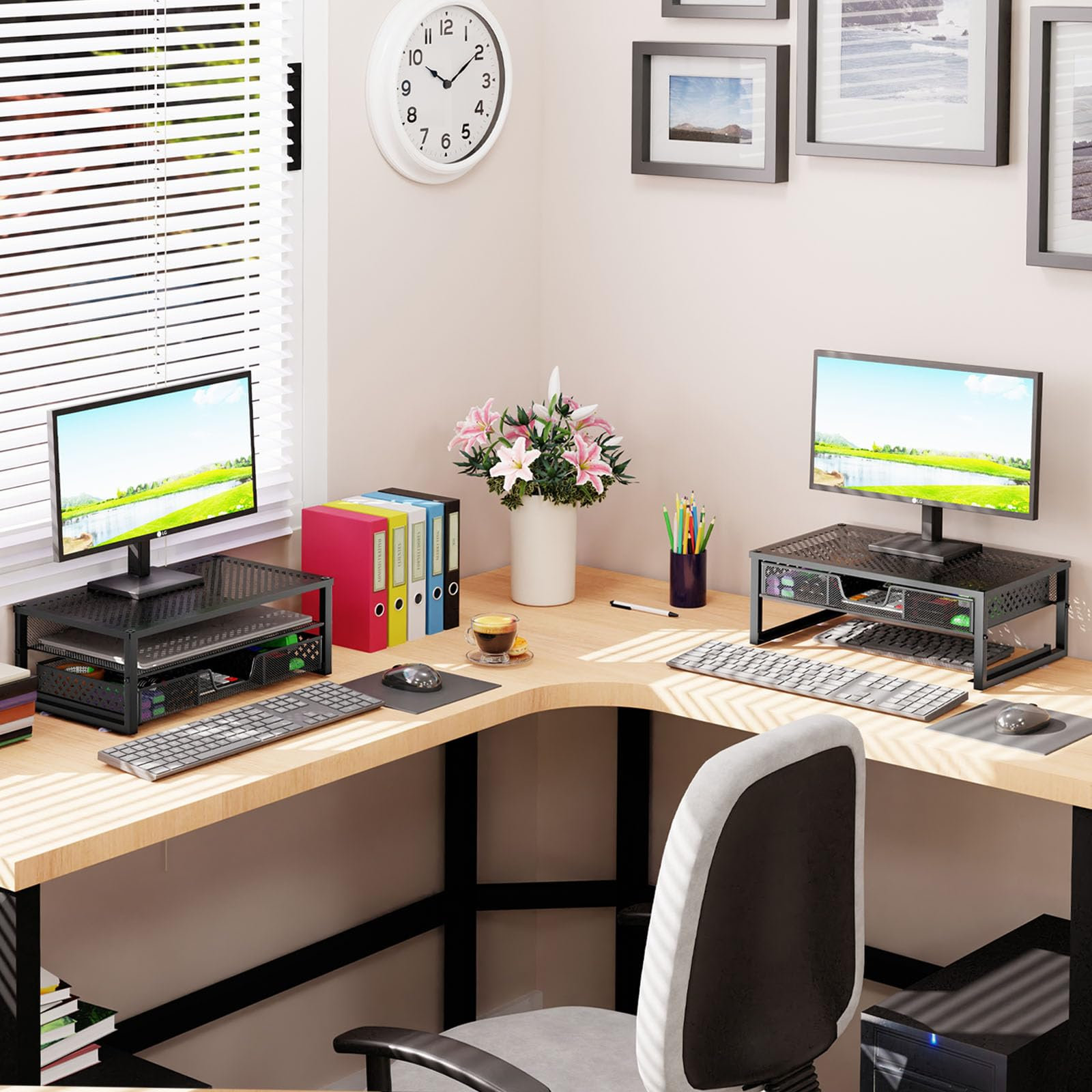 Latitude Run® Vishakha Metal Monitor Stand | Wayfair
