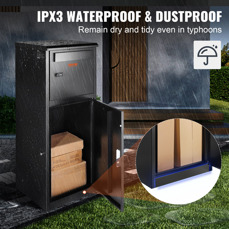 VEVOR Galvanized Steel Locking Package Drop & Reviews - Wayfair Canada