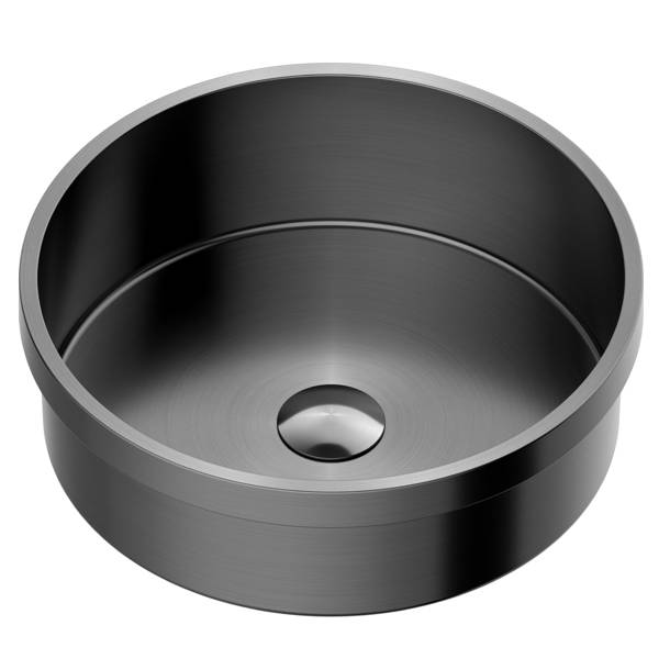 Karran Cinox 15'' Stainless Steel Circular Bathroom Sink | Wayfair