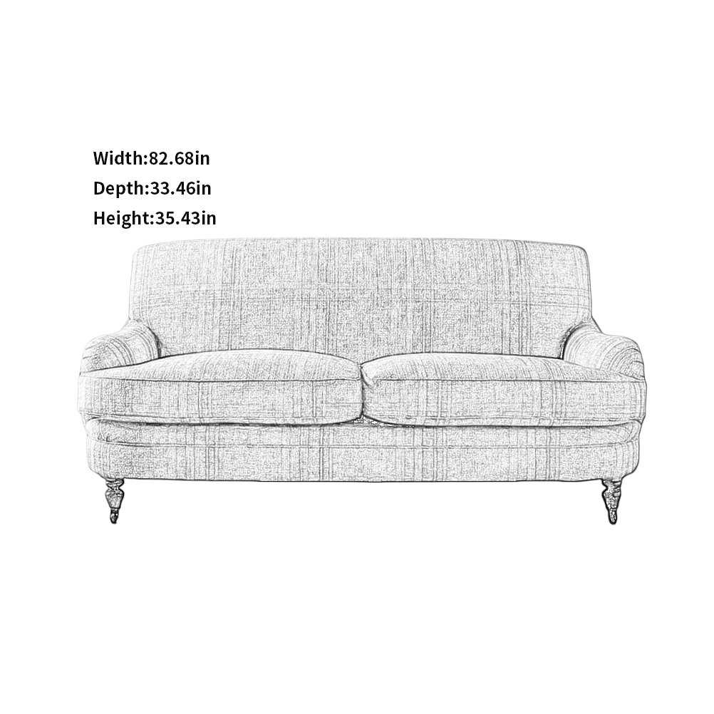 Canora Grey Creative Checkered Sofa | Wayfair