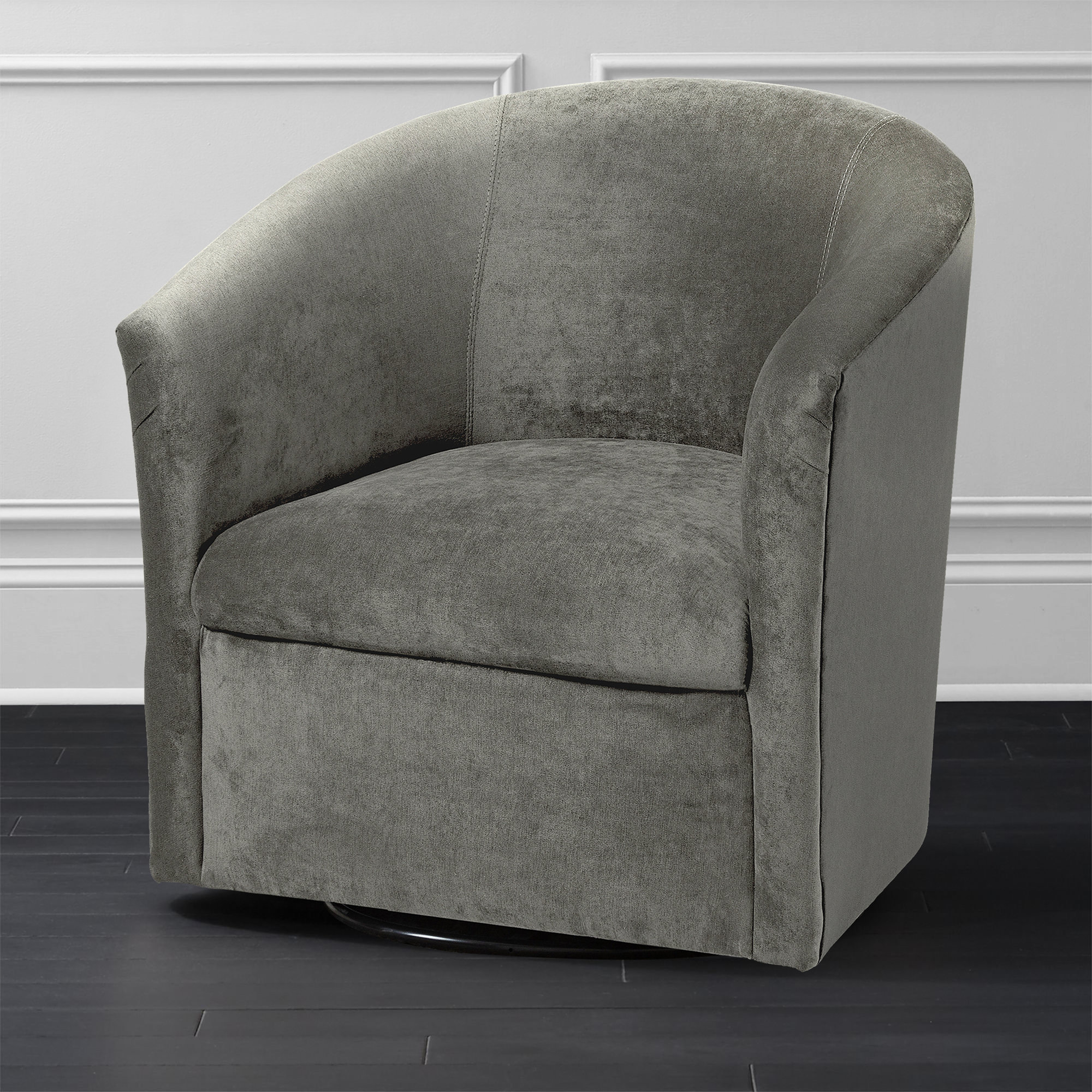 Wildon Home® Eden Silver Swivel Chair | Wayfair