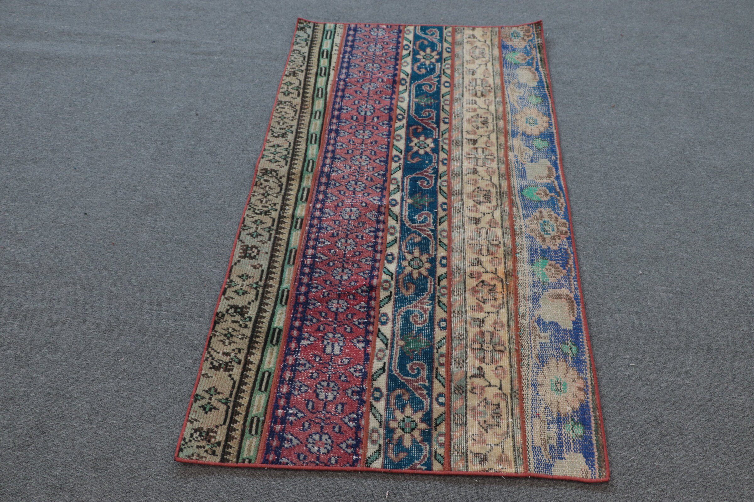 Astoria Grand Small Blue Antique Turkish Style Rug Ideal for Entryway ...