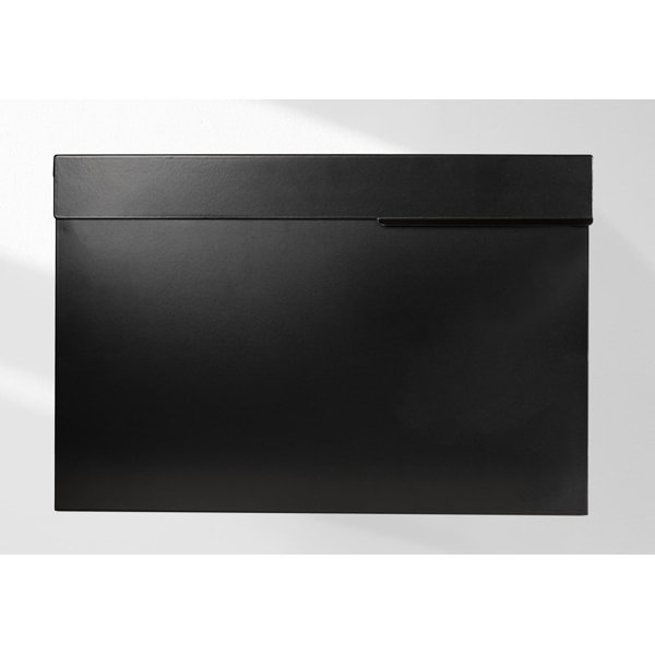 FONMEN Modern Wall Mounted with Lock Aluminum Drop Box | Wayfair