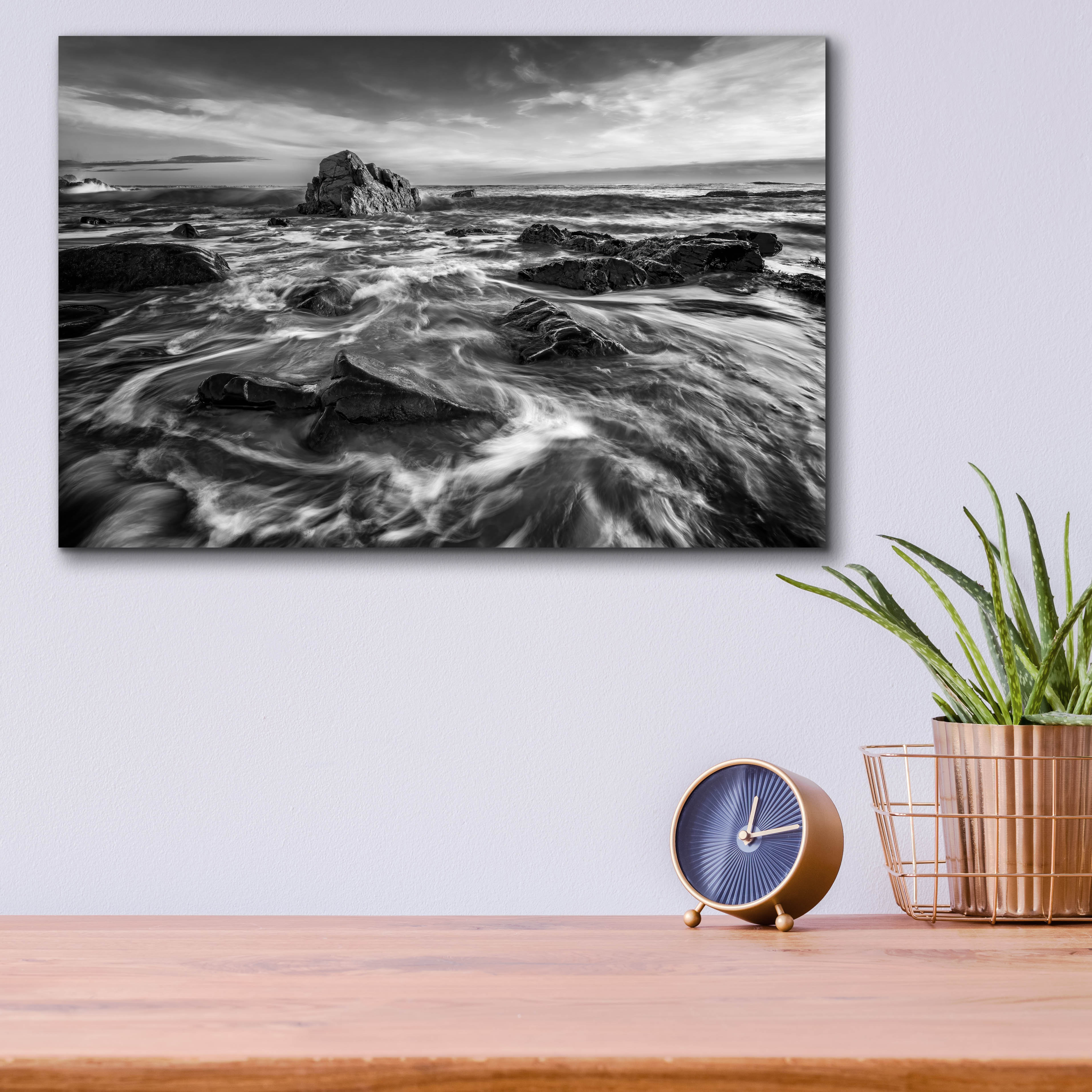 Highland Dunes 'December Morning On Marginal Way Monochrome' by Rick ...