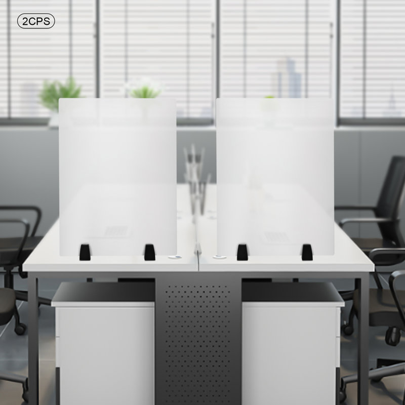 Lomana Desk Partition Clamp-on Desk Privacy Panels | Wayfair