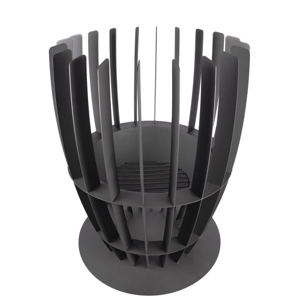 Dakota Fields Binisha Novelty Steel Wood Burning Smokeless Fire Pit ...