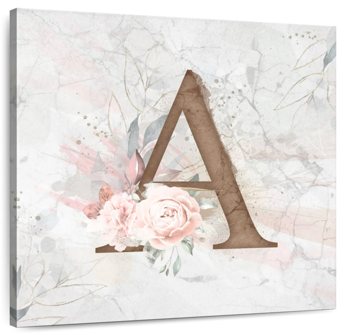 Ebern Designs Tergel Floral A Monogram - Wayfair Canada