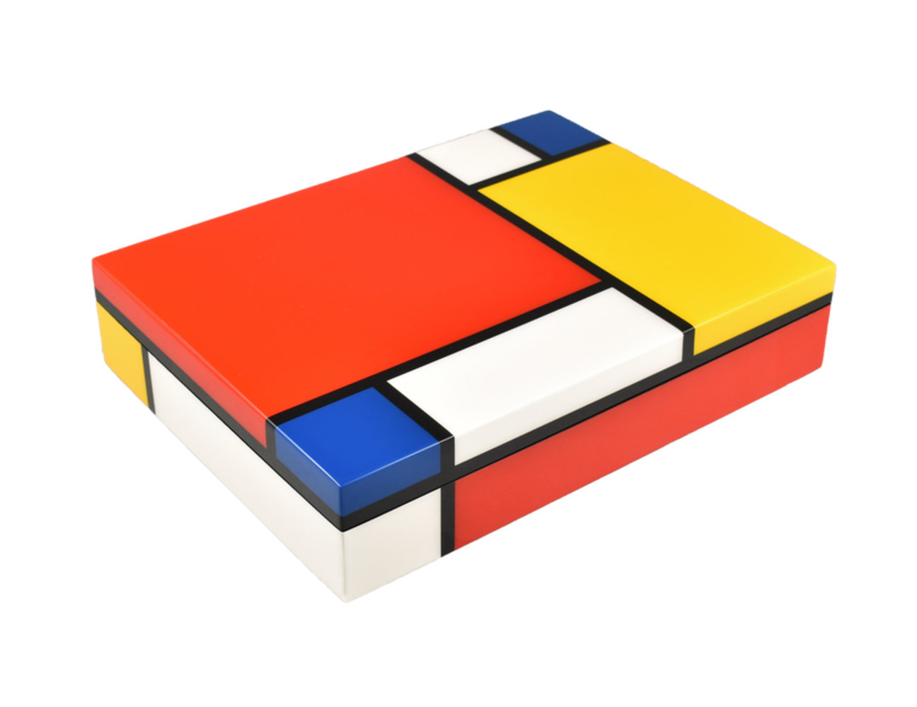 Pacific Connections Mondrian Stationery Decorative Box | Perigold