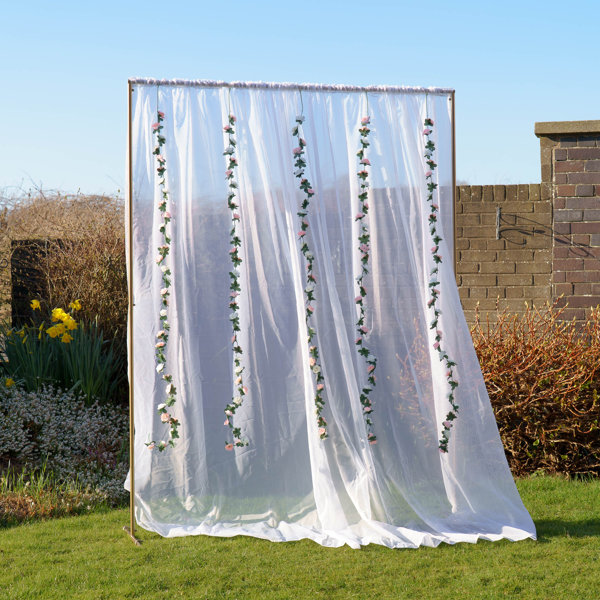 The Party Aisle 2m Rose Gold Rectangle Arch Rectangular Frame | Wayfair ...