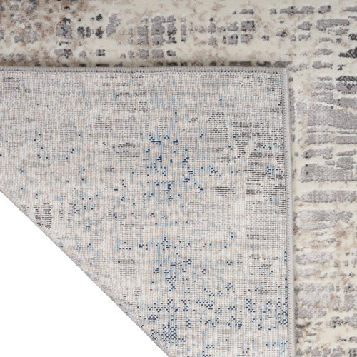 Calvin Klein Infinity Machine Woven Blue/Gray Rug | Wayfair