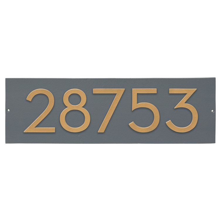 Montague Metal Products Rectangle Wall Plaque & Reviews | Wayfair