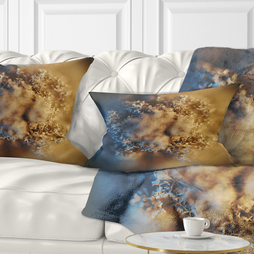 Design Art Large Macro Prickly Texture Brown - Abstract Printed Pillow ...