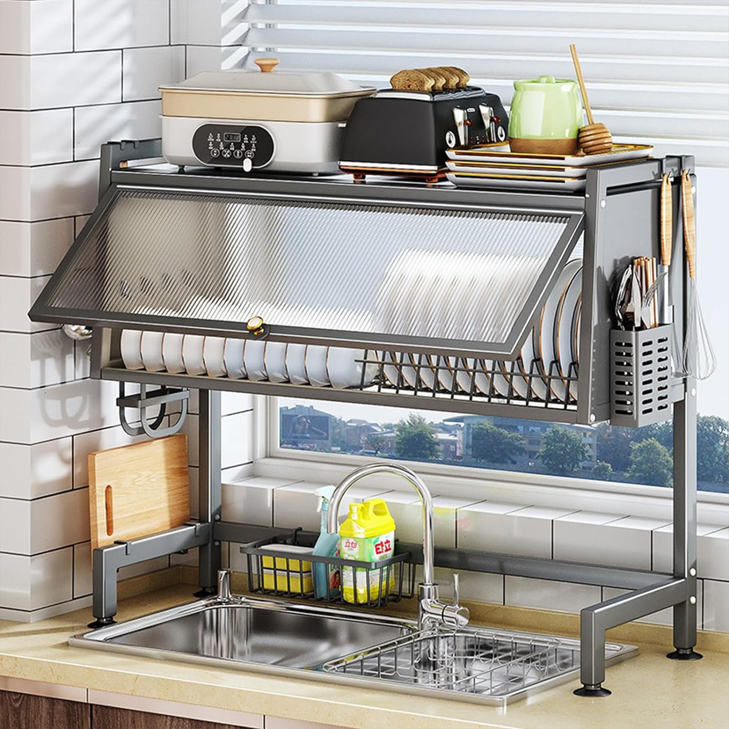 WOOD YOU OF GAINESVILLE, INC. Over The Sink Dish Rack | Wayfair