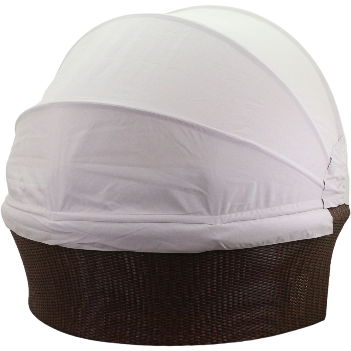 Brayden Studio® Linton Modern Outdoor Expandable Oval Daybed | Wayfair