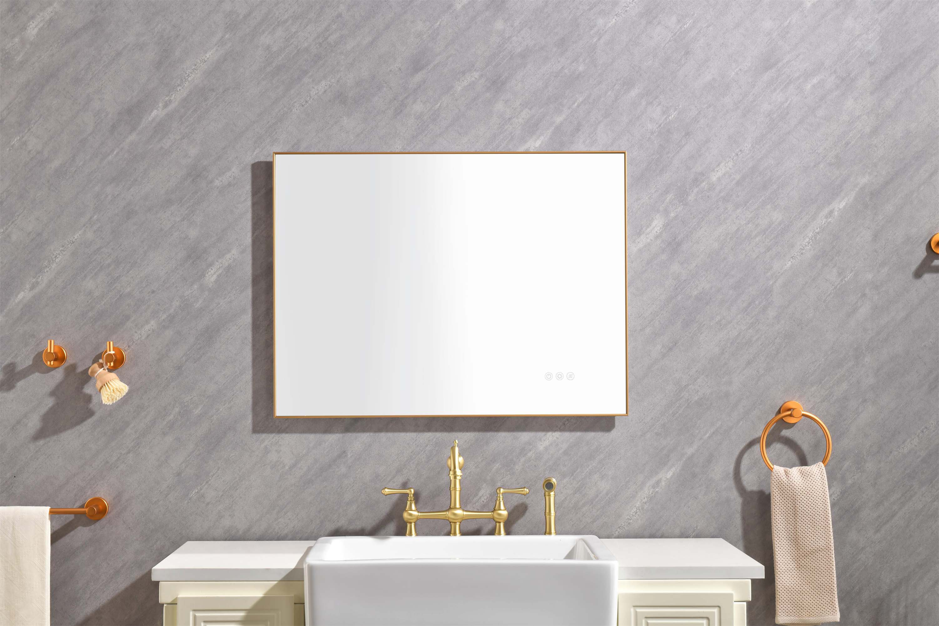Ivy Bronx LED Mirror Bathroom Vanity Mirror With Back Light, Wall Mount ...