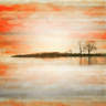 Parvez Taj 'Lake Benches' by Parvez Taj Painting Print on Wrapped ...