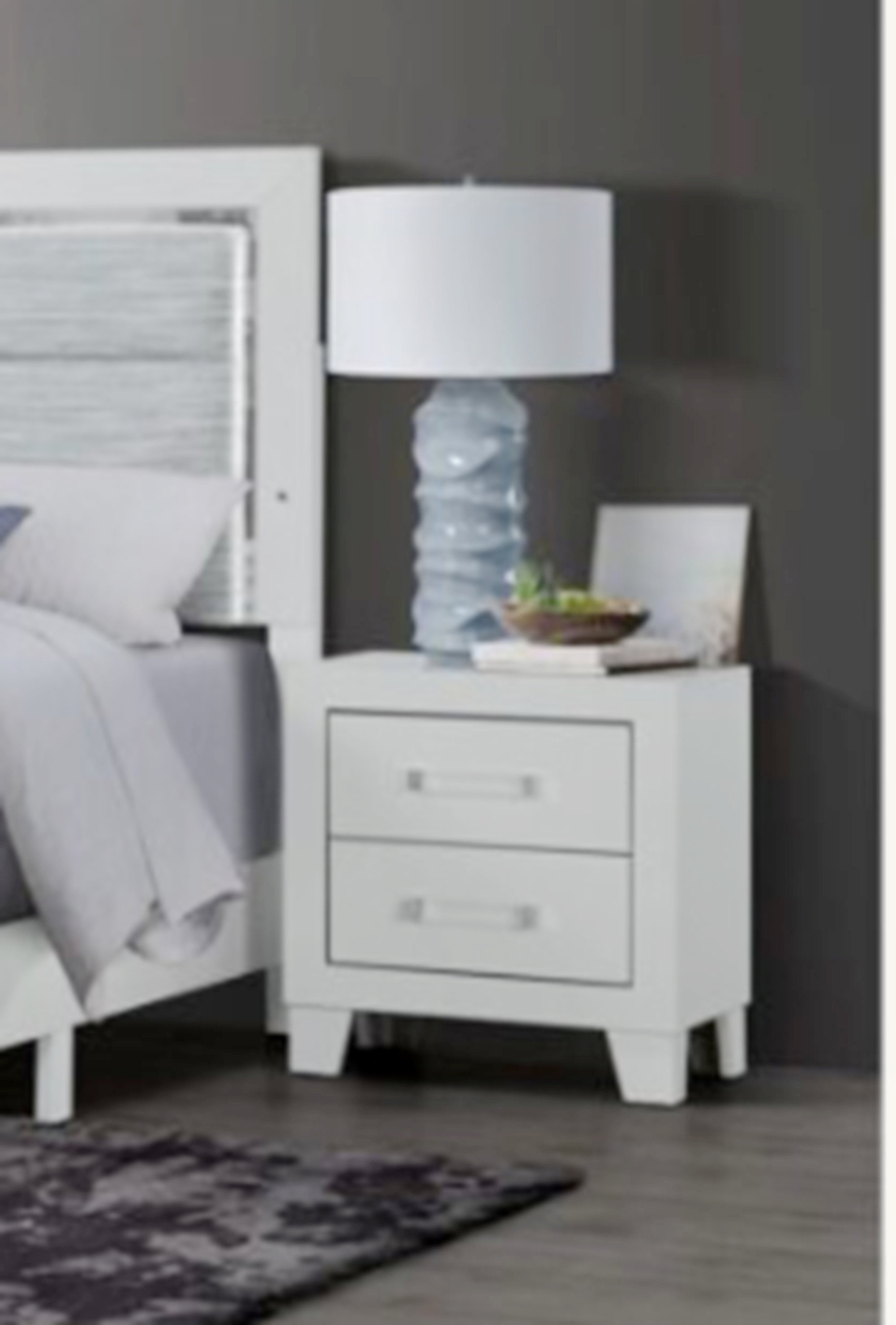 Lark Manor Stylish And Functional Nightstand For Bedroom Organization ...