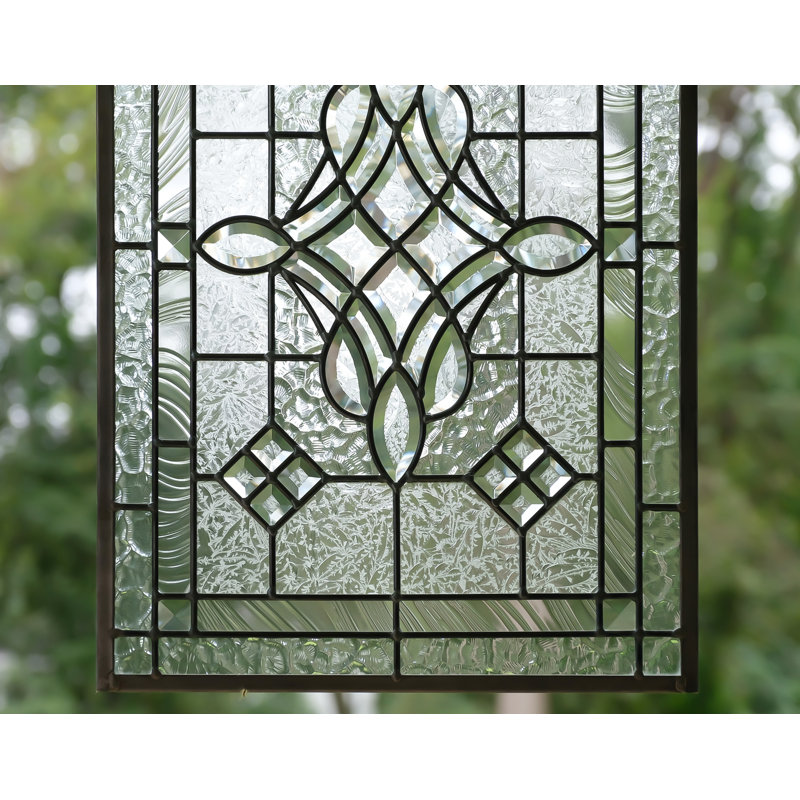 Red Barrel Studio® Stained Glass and Beveled Window Panel | Wayfair