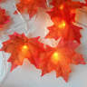 The Holiday Aisle® Maple Leaves String Lights Fall Decor & Reviews ...