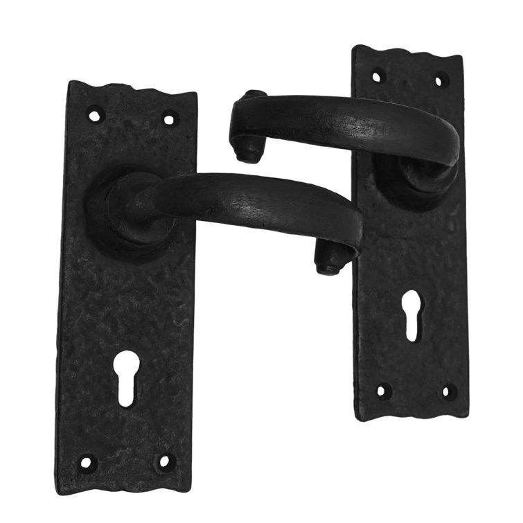 Mystic Colonial Hardware Hardware Large Iron Complete Entry Set with ...