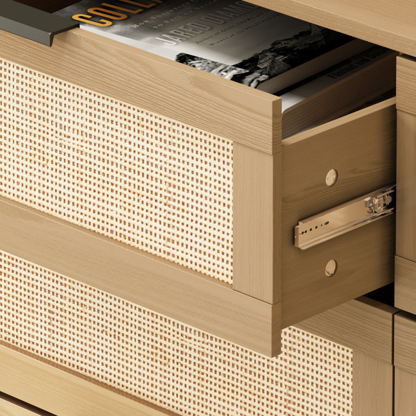 Bay Isle Home™ Anabal Rattan Chest Rattan Cabinet Rattan Sideboard ...