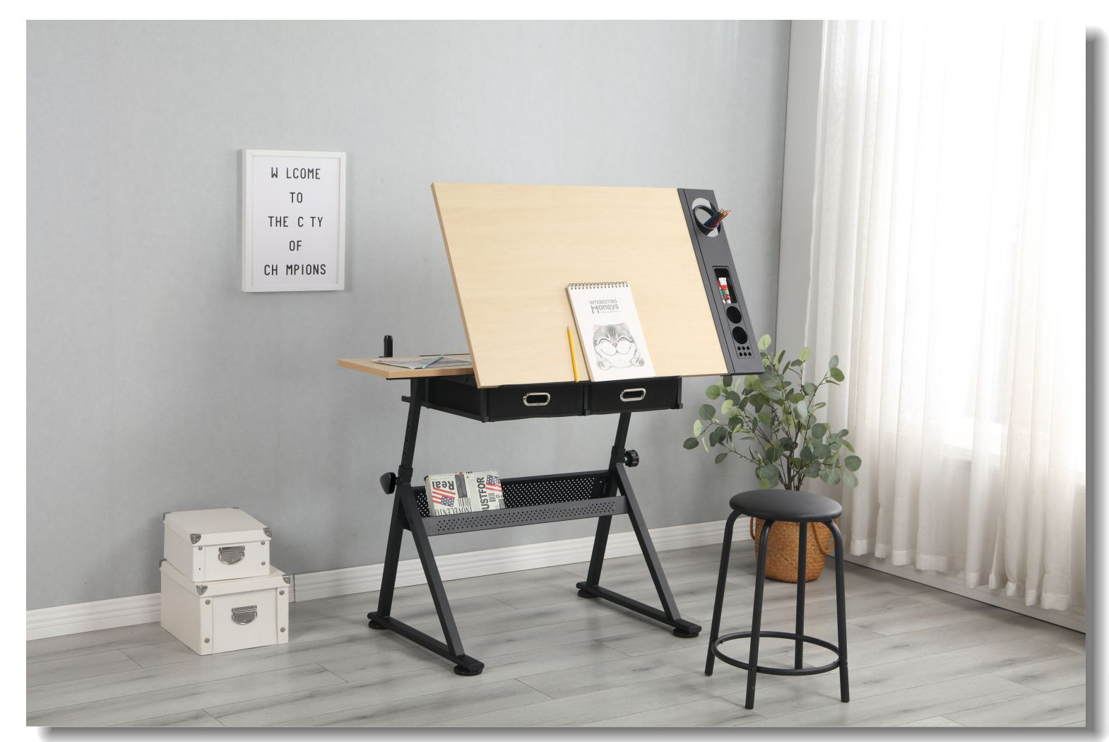 ACCURATE HOME INSPECTIONS LLC 50'' x 23'' Craft Table | Wayfair