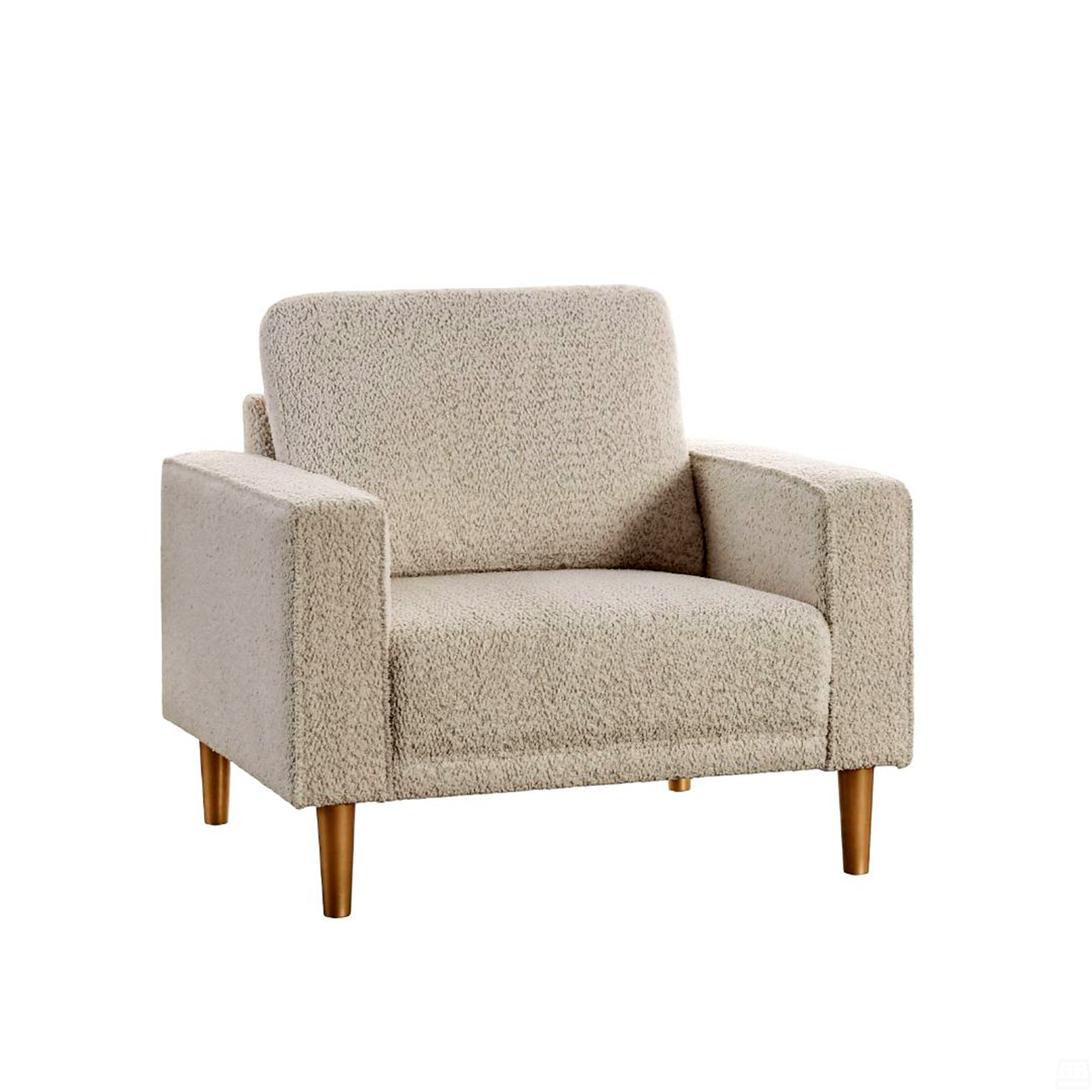 Hokku Designs Chair High Density Foam Track Arms Wooden Legs Welt Trim ...