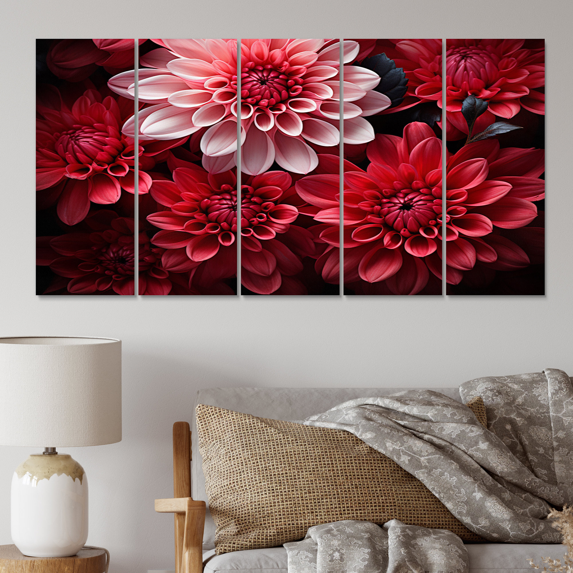 Ebern Designs " Mums Enchanting Mums Black " 5 - Pieces | Wayfair