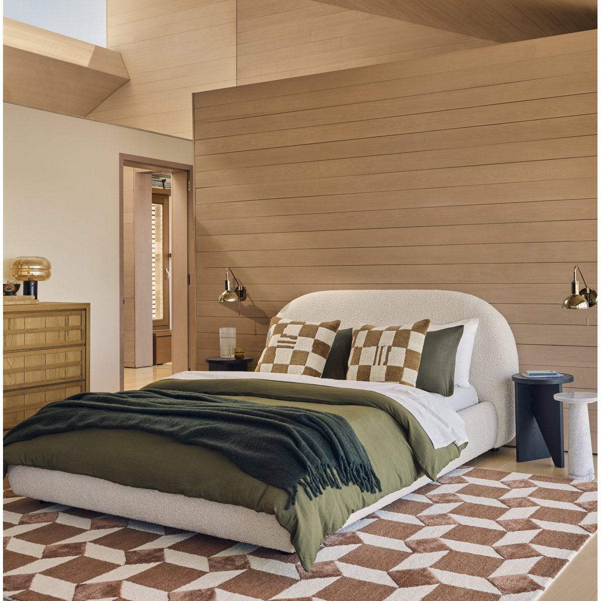 AllModern Sadarius Upholstered Bed & Reviews | AllModern