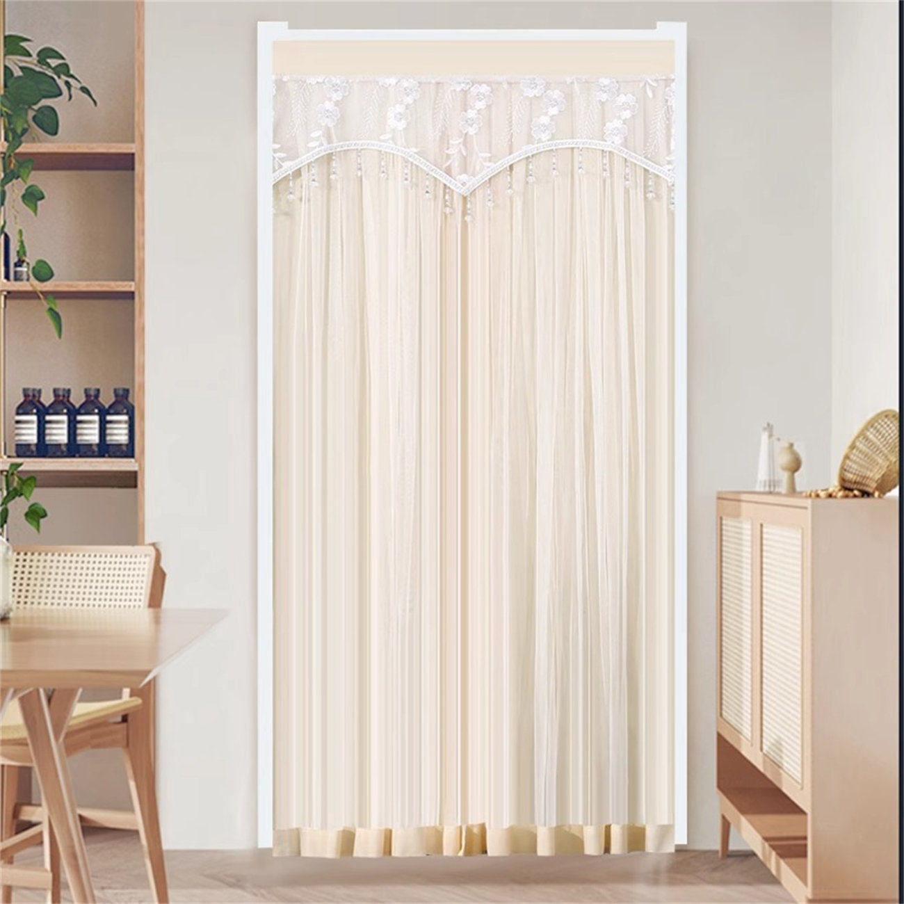 Rosdorf Park French Lace Door Curtain – Elegant & Versatile Home Decor ...