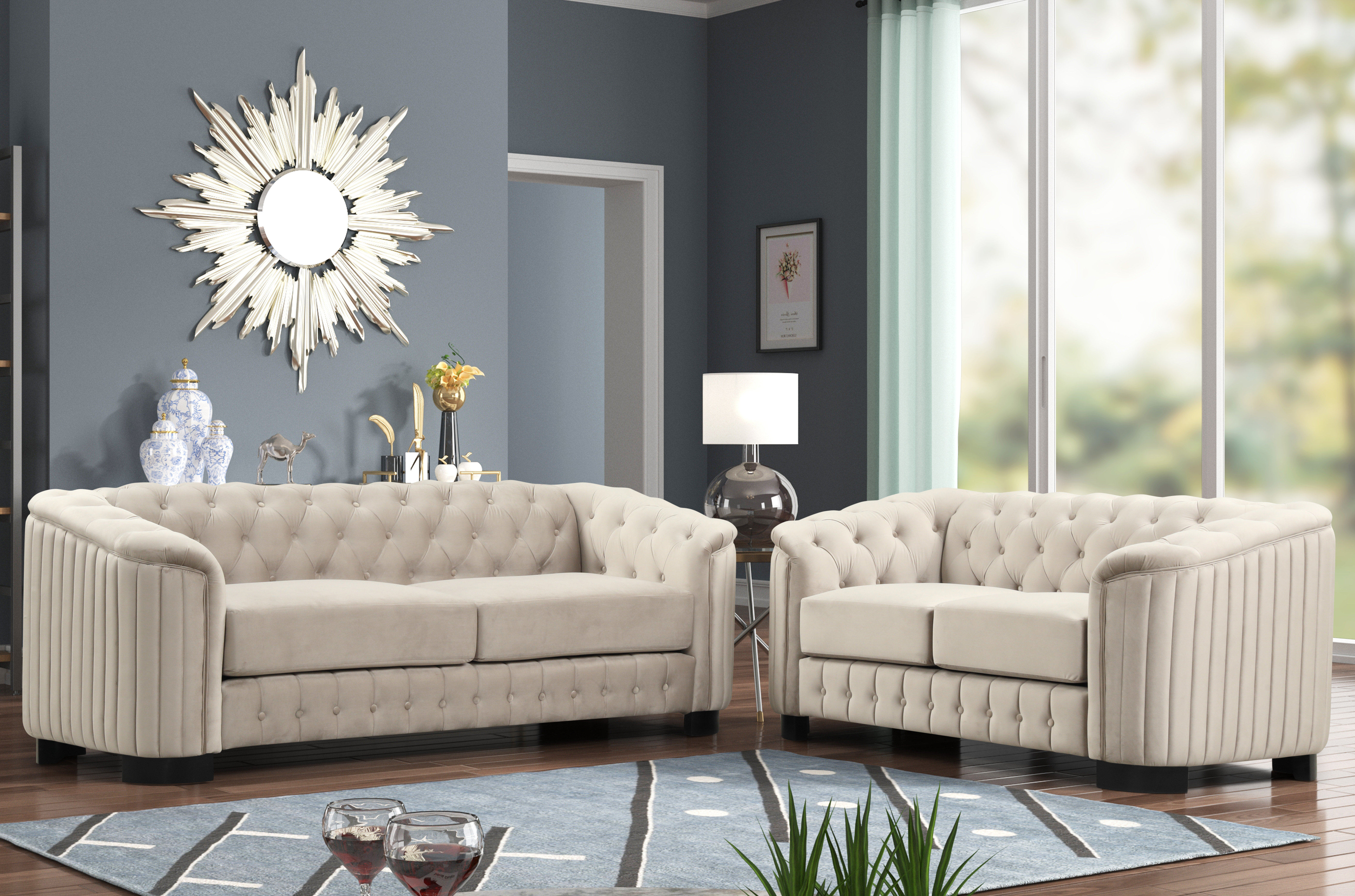 House of Hampton® Jeidy 2 - Piece Living Room Set | Wayfair