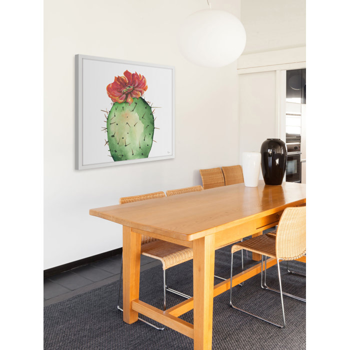 Latitude Run® Cactus Rouge Framed On Paper by Eyre Tarney Print | Wayfair