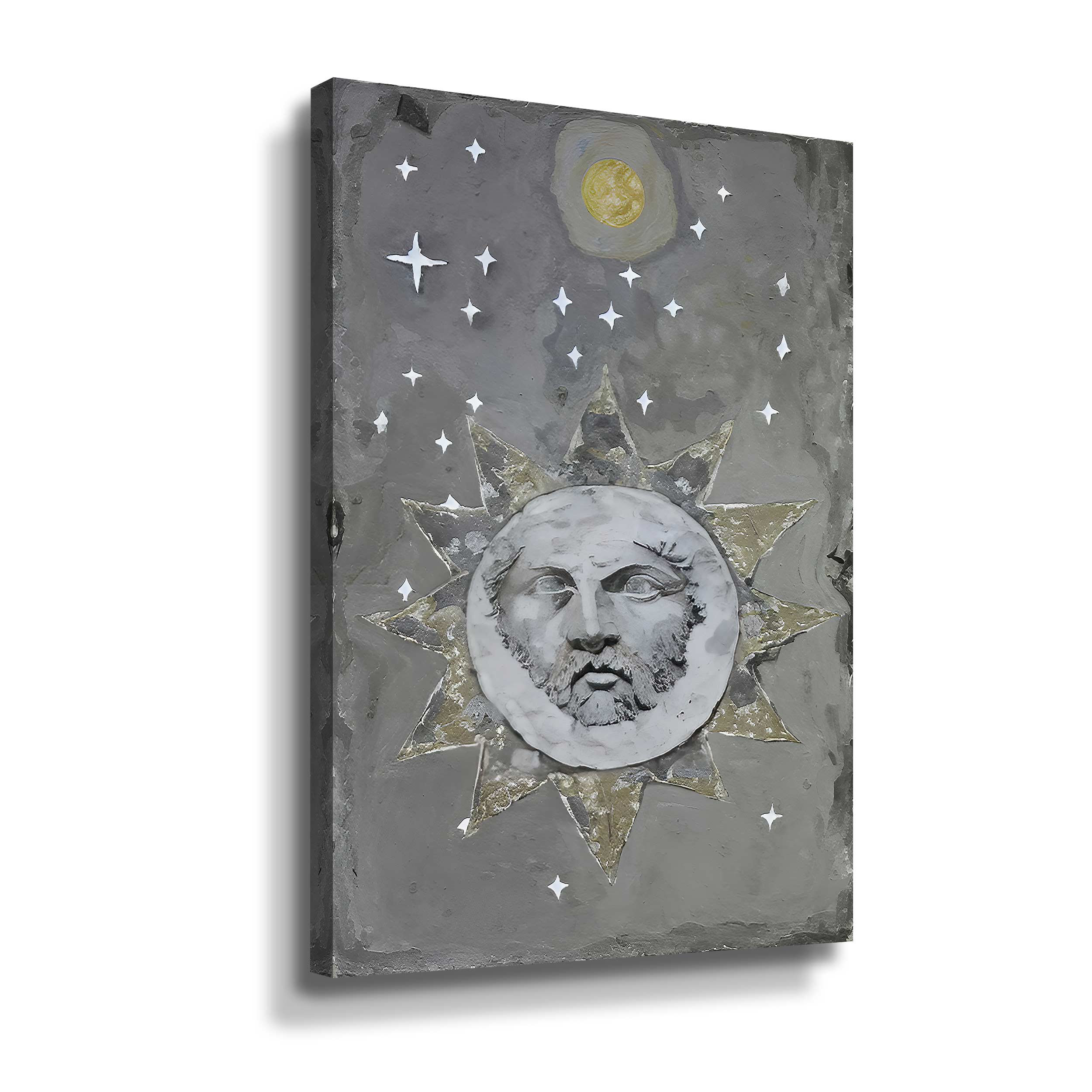 Trinx The Sun The Moon And The Stars On Canvas by Elena Ray Print | Wayfair