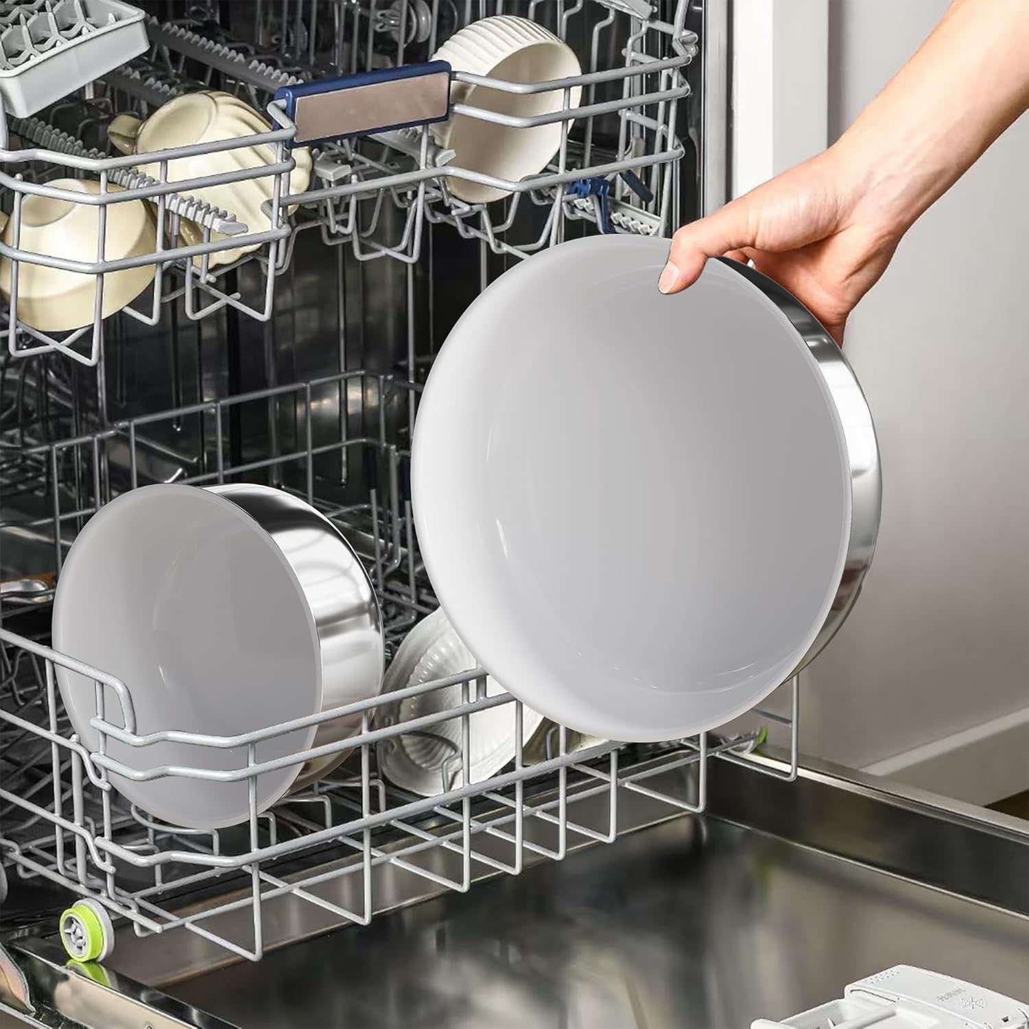 BN-LINKKL Detachable Nonstick Cookware Set - Stackable Induction Pots ...