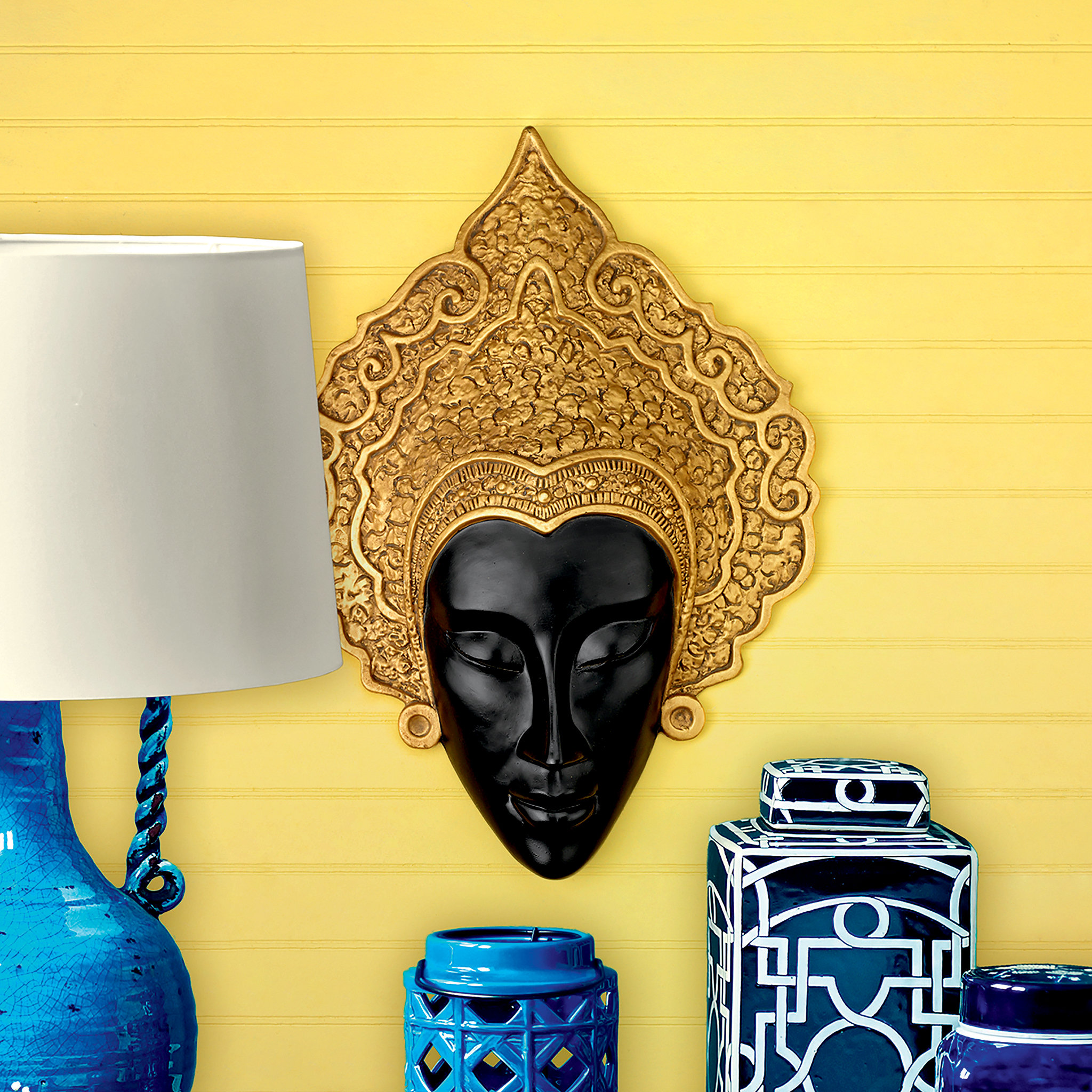 Design Toscano Thai Court Dancer Mask Wall Sculpture & Reviews | Wayfair