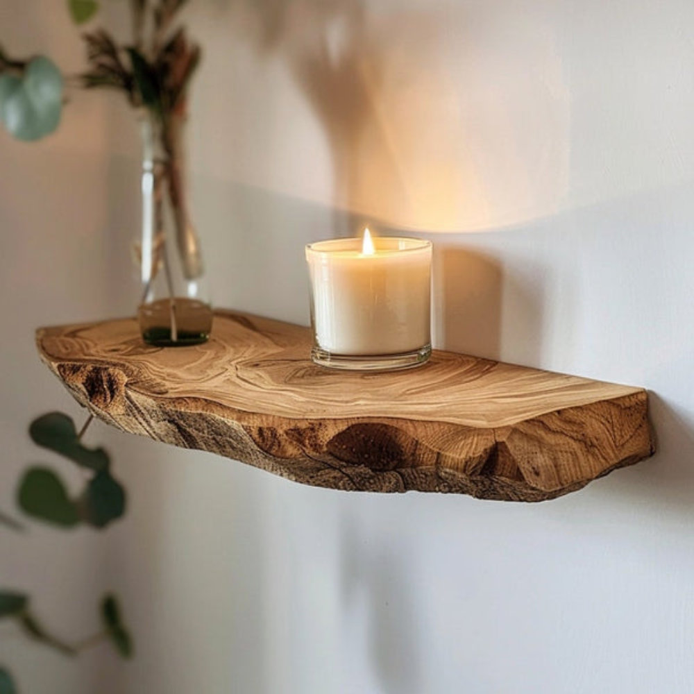 Loon Peak® Jovanah Wood Floating Shelf | Wayfair