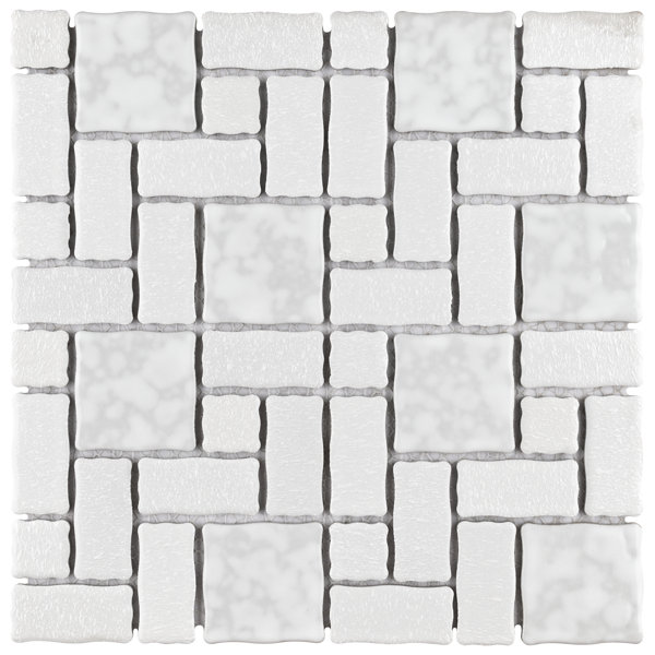 Merola Tile Academy Random Sized Straight Edge Porcelain Versailles ...